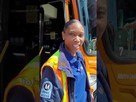 We're Metro bus operators, of course we...