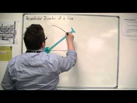 GCSE Maths from Scratch 20.06 Perpendicular Bisector of a Line