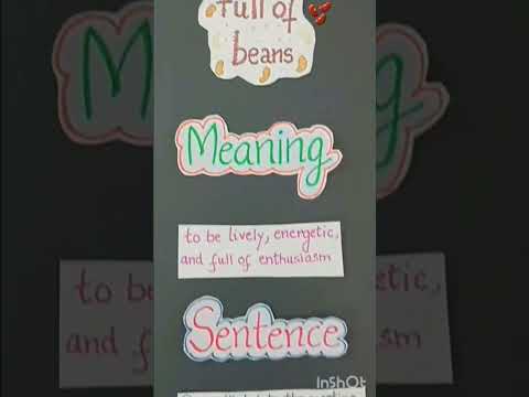 Full of beans π« | Idiom of the Day π#idioms#youtubeshorts #bankingexams