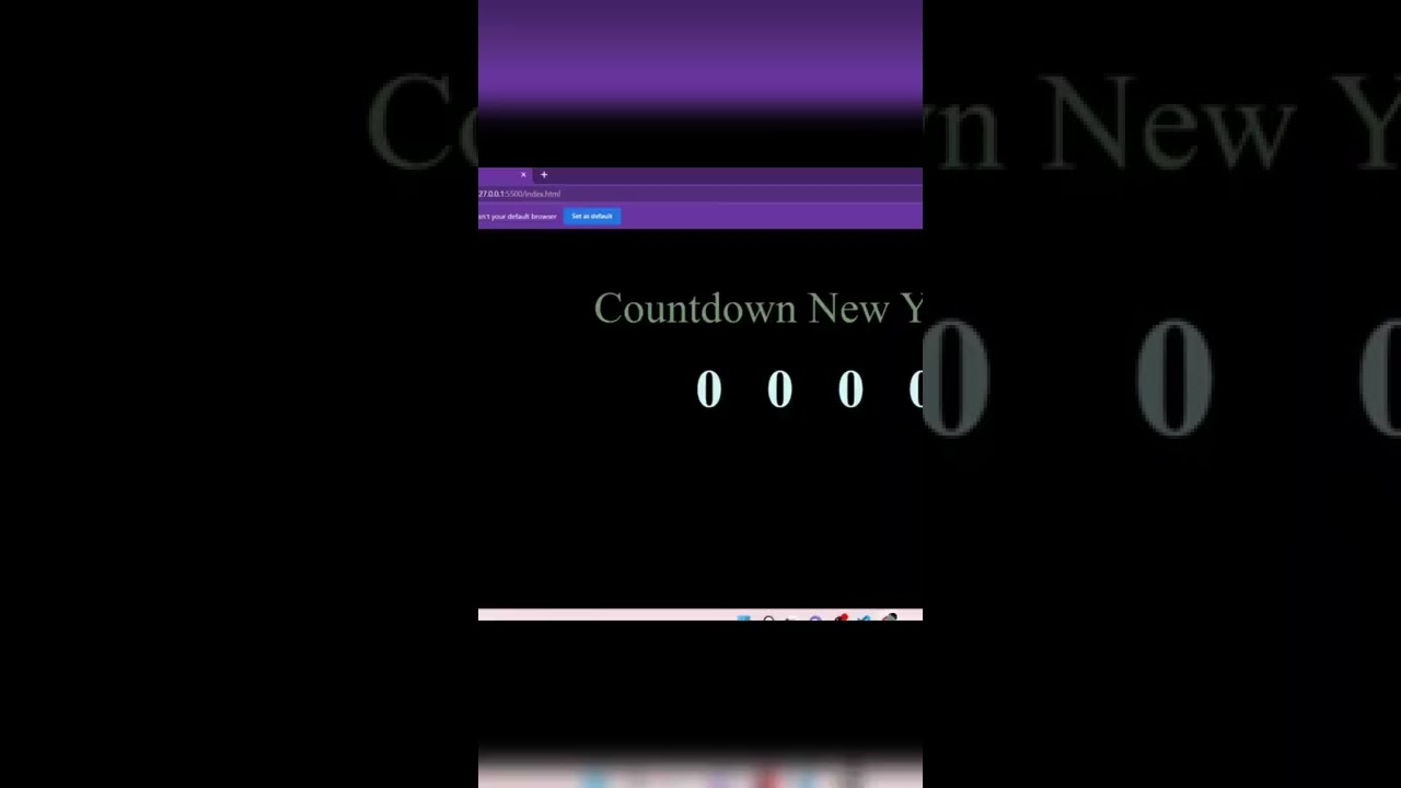 Countdown timmer using || JAVASCRIPT CSS HTML || #shorts #javascript #programming || prince097