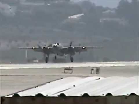 MRY - Collings Foundation B-25 landing at Monterey 2006