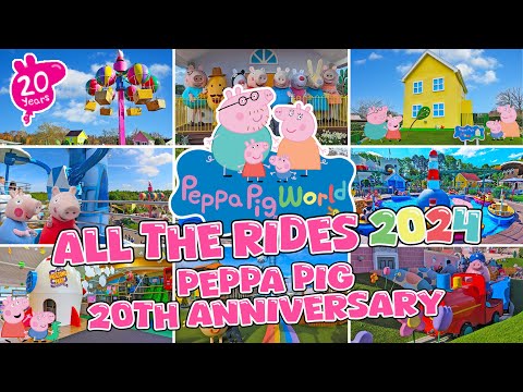 Peppa Pig World: All the Rides | 20th Anniversary Special (May 2024) [4K]