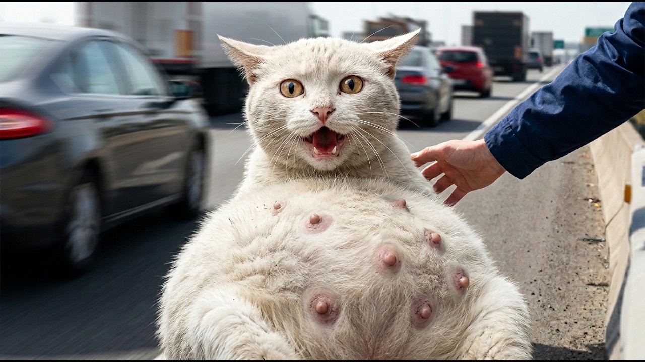 rescue animal: We Rescued a Pregnant Cat From the Roadside Just in Time