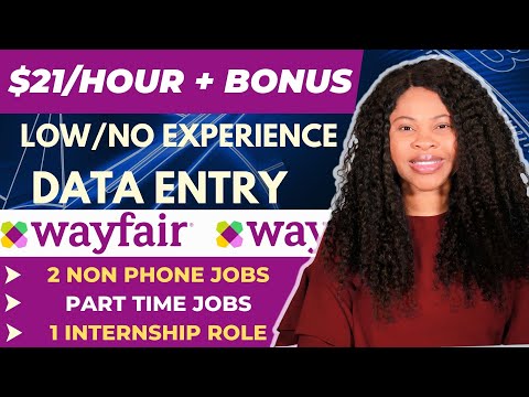 Work From Home Jobs 2023: Remote Jobs No Experience 2023, Data Entry w/ Wayfair, No Phone, Part time