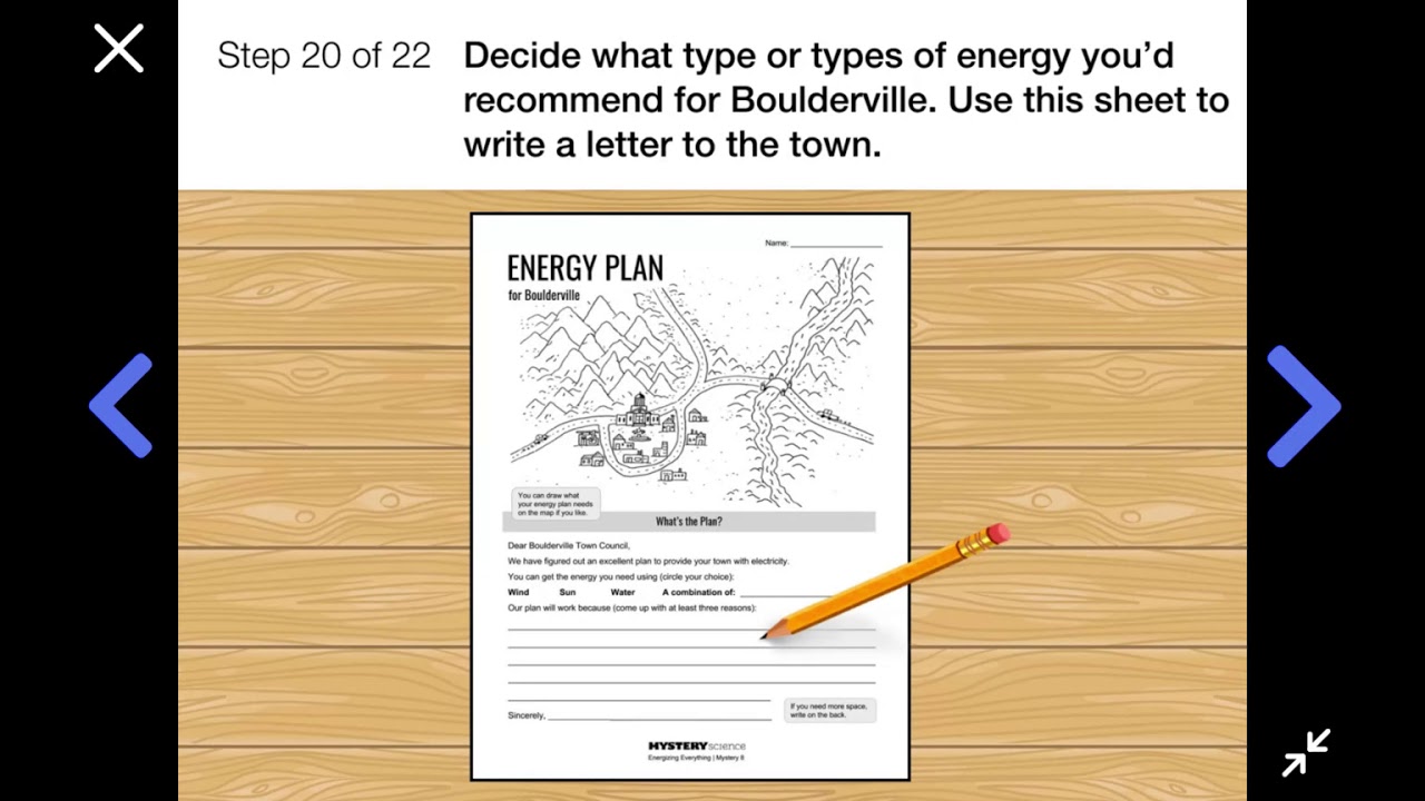 Grade 4 Energy Plan