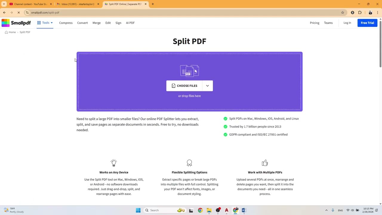 Merge Written Assignments & All SBA Drawings into one PDF document