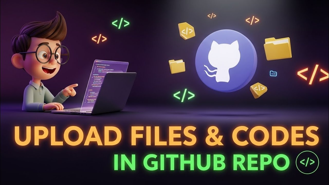 How To Upload Files in GitHub Repository | Full GitHub Tutorial for Beginners 2025