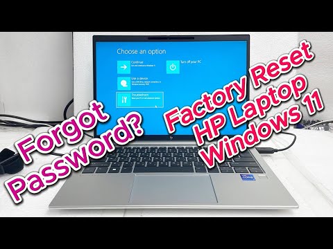 Factory Reset HP Laptop Windows 11 | Forgot Password? Reset HP Laptop Windows 11