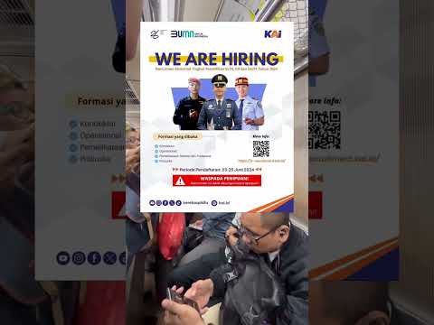 Ini kan yang kalian tunggu-tunggu? Recruitment KAI lulusan SMA