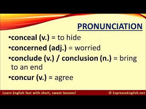 How to pronounce English words starting with CON