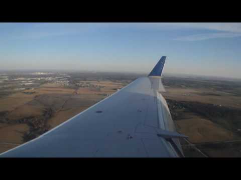 [HD] United Express CRJ-200 clear arrival into Cedar Rapids