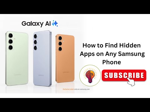 How to Find Hidden Apps on Any Samsung Phone - Full Guide!