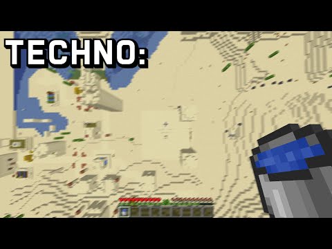 what Technoblade fans see when Technoblade plays Minecraft
