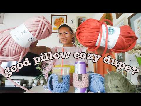 Lions Brand Cover Story Lazy Days Yarn Review 🧶(Hobbii Bungee Mini Dupe)