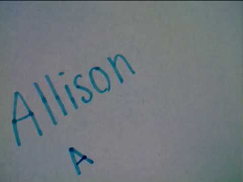 allison name