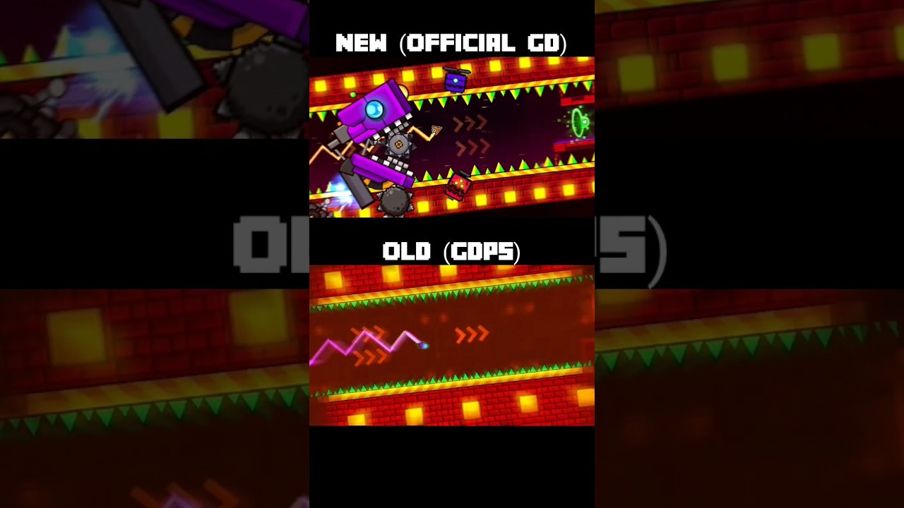 Explorers: New vs Old (GDPS Version) | Geometry Dash 2.2 #shorts