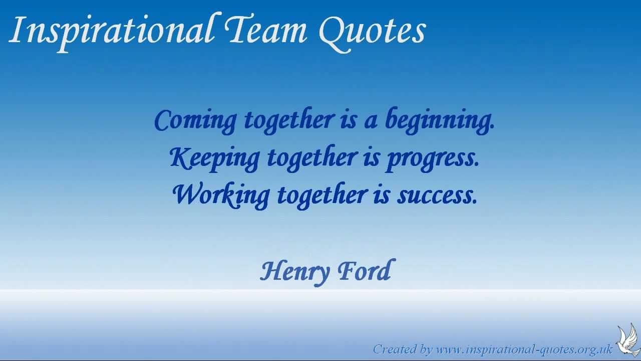 Inspirational Team Quotes