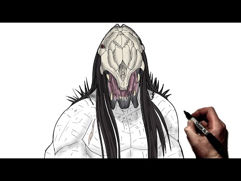 How To Draw Predators Step by Step – I'm Youtuber – Follow my videos to ...