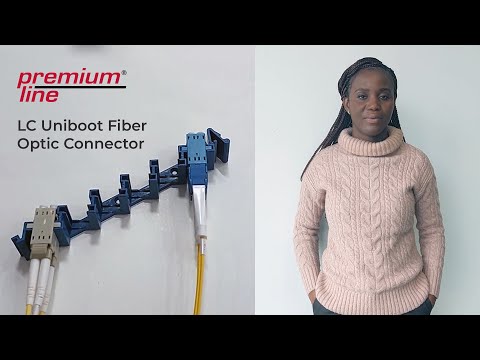 Premium-Line Fiber Optic Patch Cord LC Uniboot