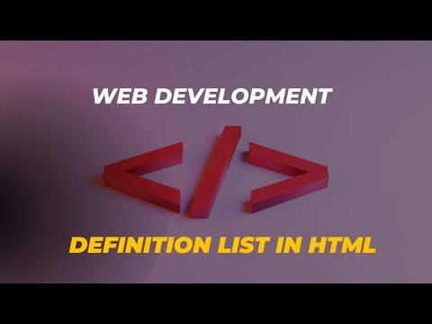 26-definition list in html