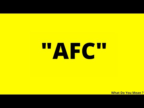 AFC Full Form || What is AFC ?