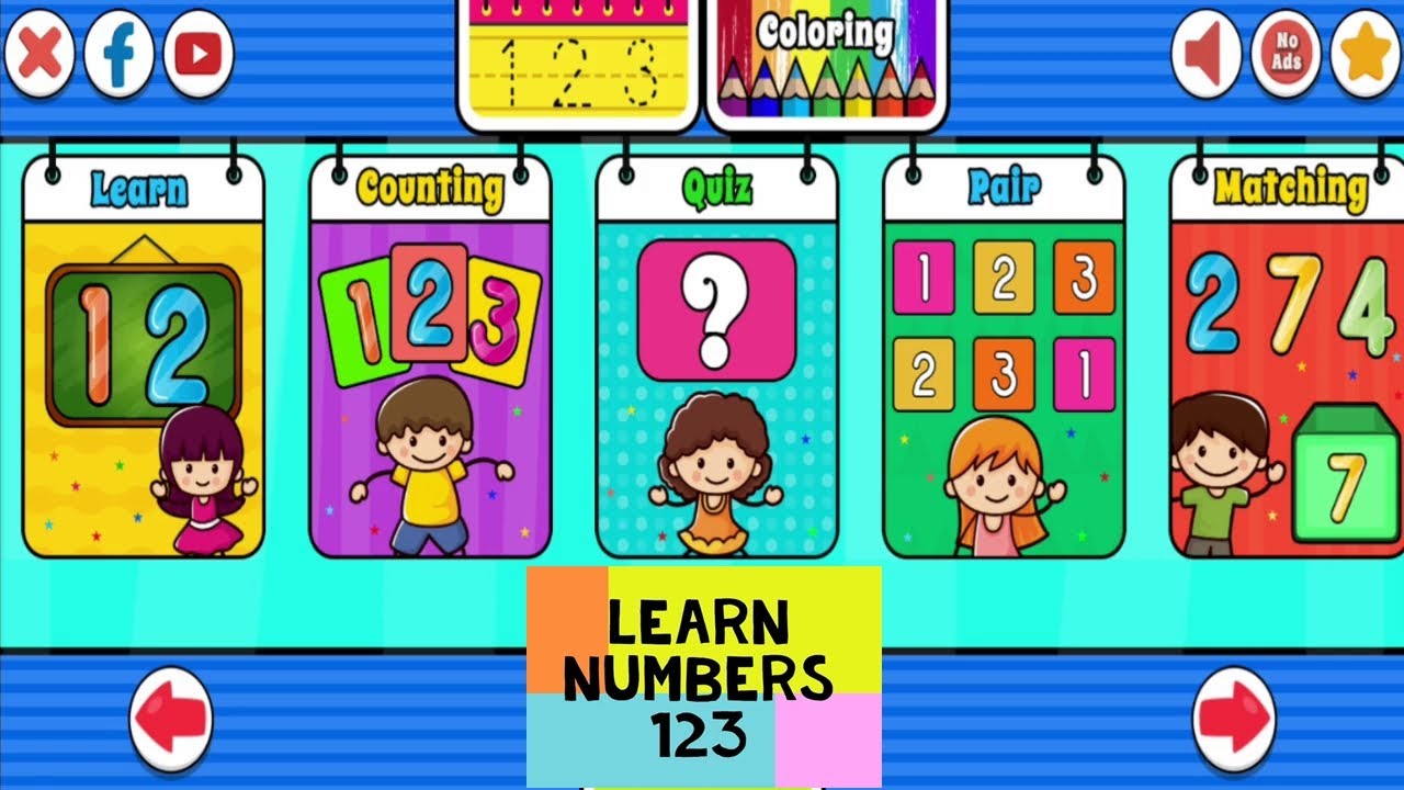 Numbers 1-20 Games for Kindergarten, Preschool - Learning Numbers 1 to 20 All Games - 123 Kids Game