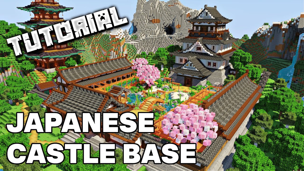 Japanese Castle Base | Minecraft Tutorial