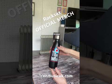 Rocksax Insulated Water Bottle! #officialmerch #licensedproduct #realmccoy #merch #bandmerch