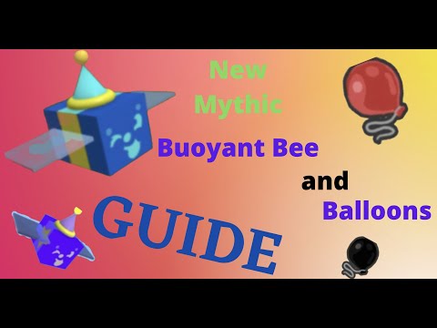 All About Gifted Buoyant Bee and Balloons in Bee Swarm Simulator!