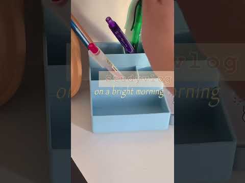 Study vlog | on a bright morning | #studywithme #studymotivation #studyvlog