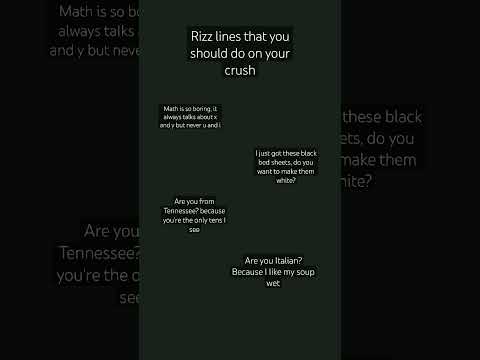 rizz lines that you should do on your crush to make her/him fall in love