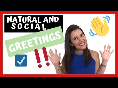 👋👋 HOW TO GREET IN SPANISH ✔️✔️ | SOCIAL GREETINGS IN SPANISH