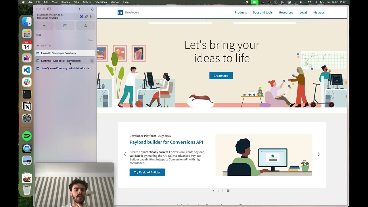 LinkedIn API: Generate OAuth token