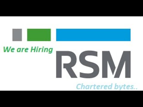 RSM US LLP hiring| We are hiring| Hiring alerts| Job opportunity at RSM| CA| CPA| Graduates| #jobs