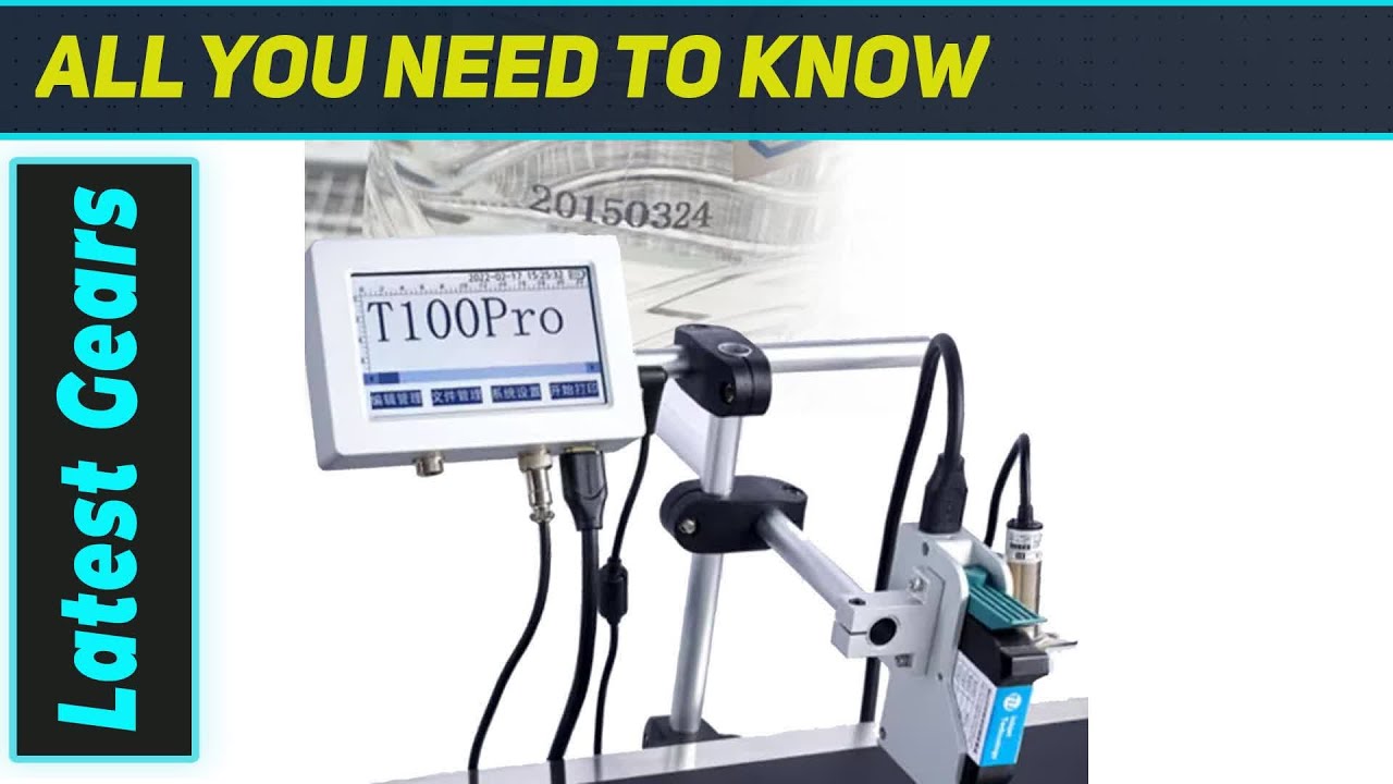 Best BROAND Industrial Inkjet Printer: Automatic Date & Barcode Coding!