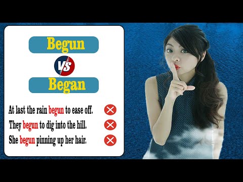 Confusing English Words | Fix Common Vocabulary Mistakes | Begun vs Began