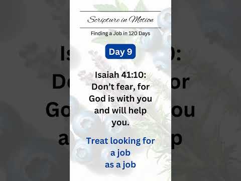 Day 9 Job Hunt Target Applications Isaiah 41:10 #short,