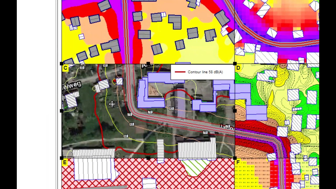 SoundPLAN Graphics  Grid Noise Map