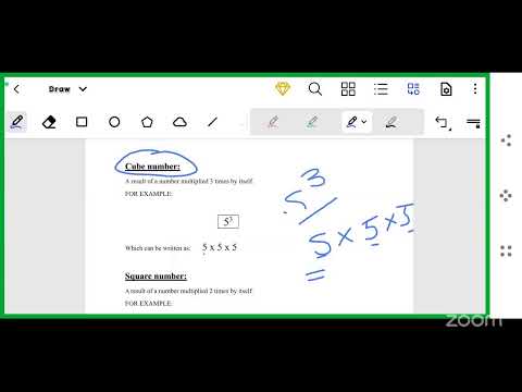 Primary Mathematics: cube and square