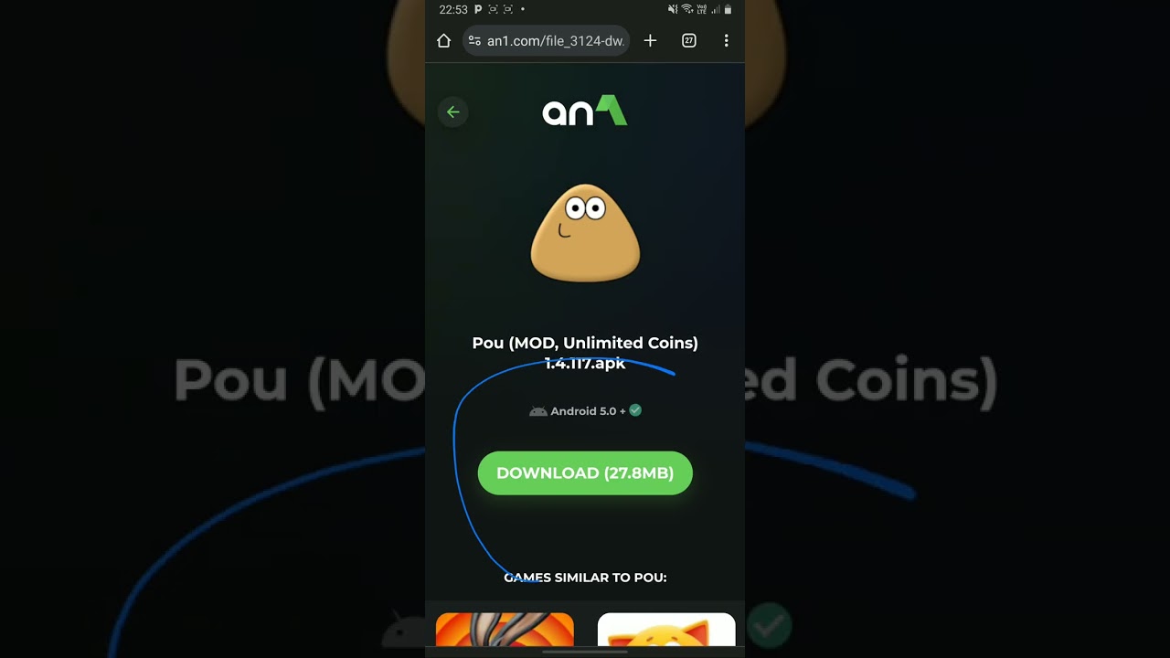 How to hack POU mod(unlimited money)