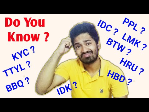 10 Most Common Abbreviations That You Must Know in 2023 | Abbreviations for Beginners | ICONIC INDRA