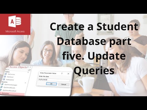This video explains how to create an Update query in Microsoft Access