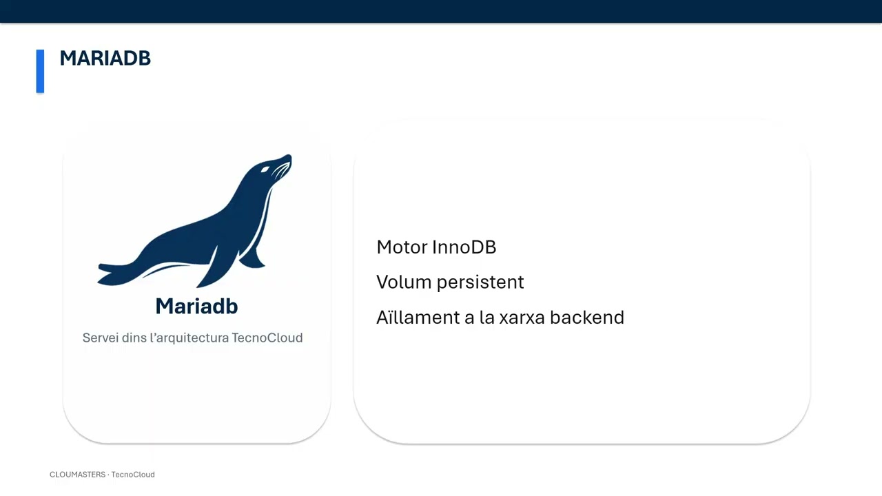 M14 Grup CLOUDMASTERS Presentació del projecte TecnoCloud