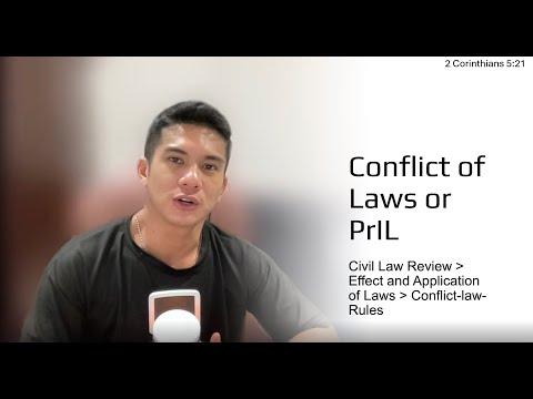 Private International Law or Conflict of Laws (For Expats and Pinoys)