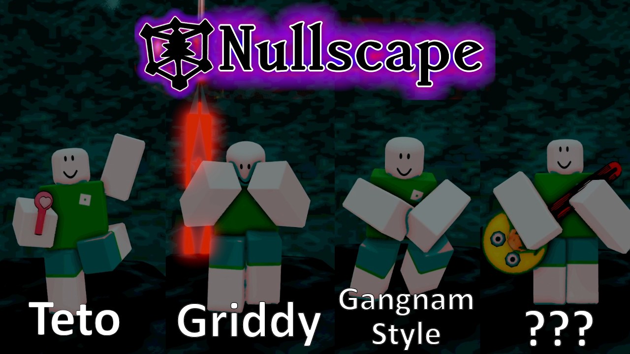 Every Emote In Nullscape (Roblox)