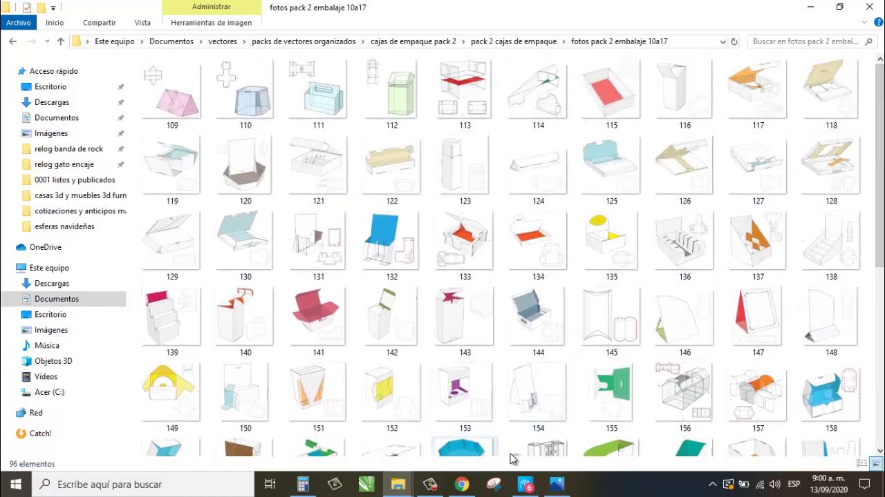 cajas de empaques pack 2