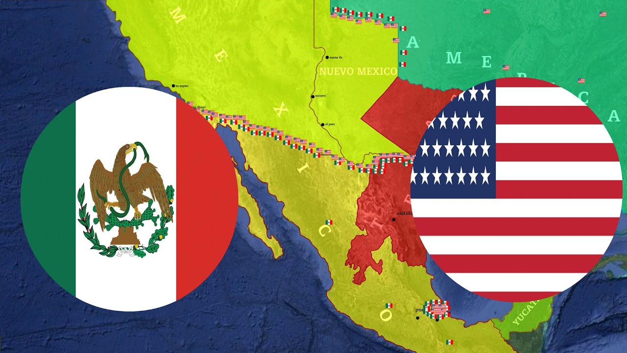 The Mexican-American War (1846–1848) Explained | Animated Map History
