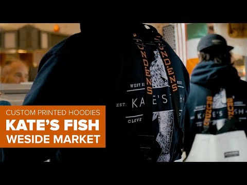 Kate's Fish Custom Printed Hoodies