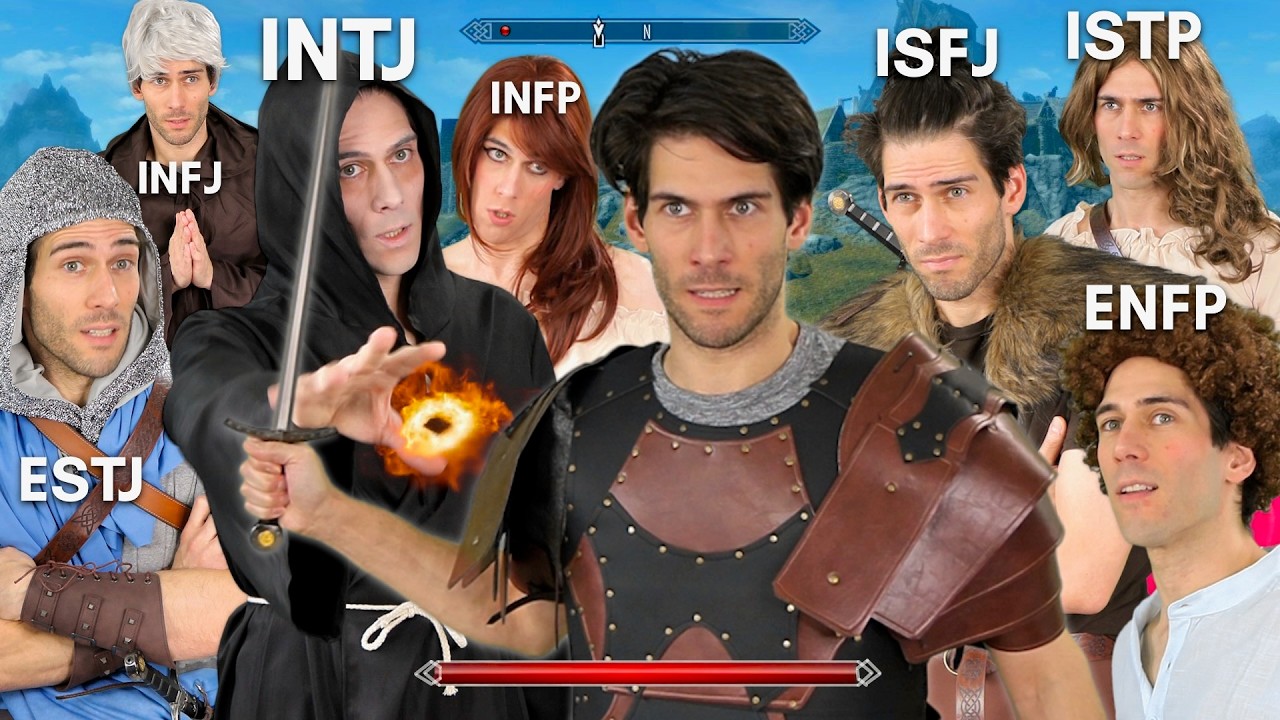 16 Personalities as Video Game NPCs